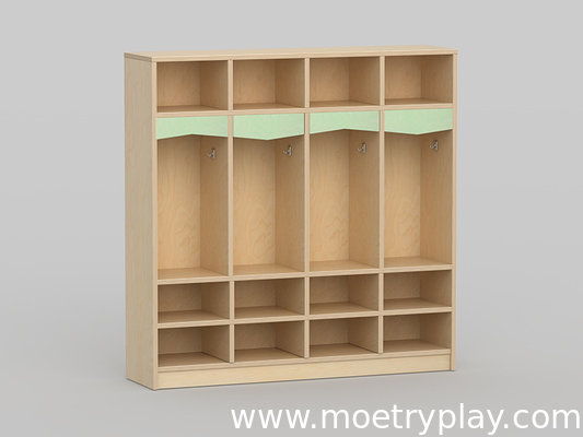Preschool Interior Design Kids Wooden Classroom Furniture Kindergarten Cabinet for Sale