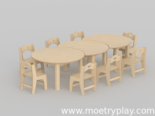 Cheap Children Study Table, Kids Preschool Furniture, Wooden School Desk