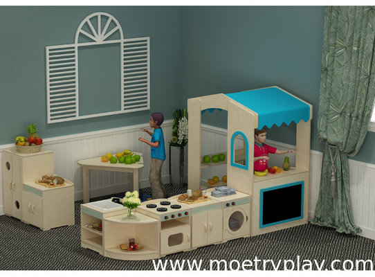 Customize Modern Preschool Furniture , Wooden Furniture For Preschool Classrooms