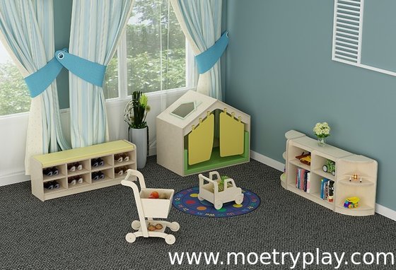 Classroom Furniture for Kindergarten Wooden Cabinet Preschool Furniture Set Kids School Furniture
