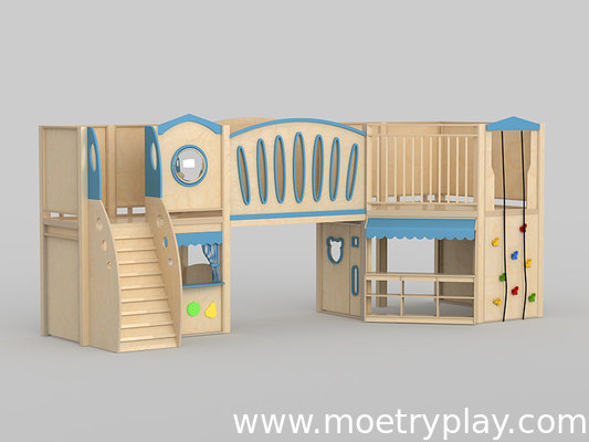 Day Care Center Kids Activity Room Play House Furniture Kindergarten Wooden Sets