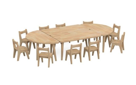 High Quality Kindergarten Study Table Furniture Free Daycare Furniture