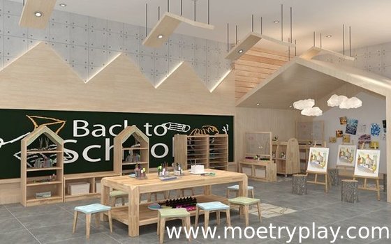 High Quality Kindergarten Study Table Furniture Free Daycare Furniture