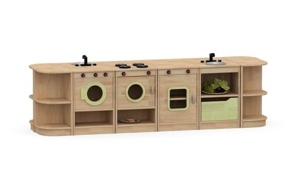 Kindergarten Furniture Kid Role Play Furniture Kids Kitchen for Nursery School