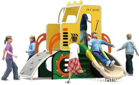 Kindergarten Daycare Kids Game Children Plastic Slide Outdoor Playground Equipment