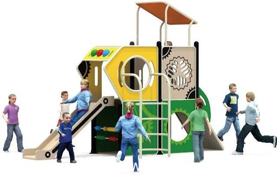 Kindergarten Daycare Kids Game Children Plastic Slide Outdoor Playground Equipment