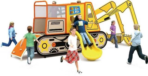 Kindergarten Daycare Kids Game Children Plastic Slide Outdoor Playground Equipment