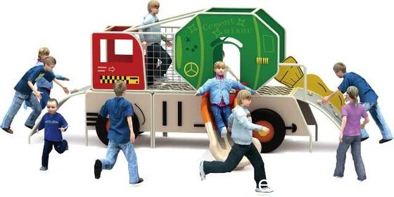 Moetry PE Board Children Outdoor Playground Customized Theme Cargo Play Ground