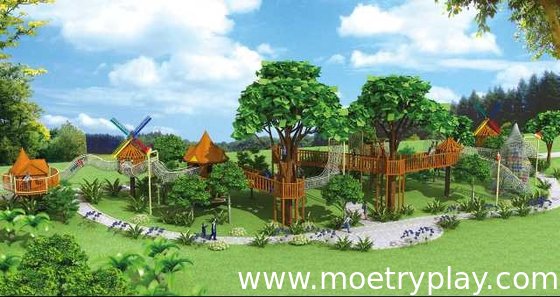 Moetry Treehouse Series Outdoor Children's Playground - Medium Size - Customization Available