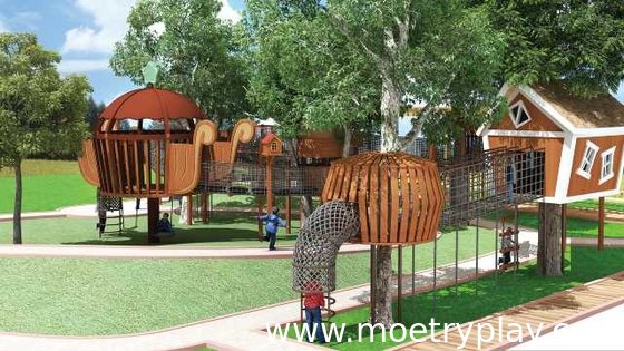 Moetry Treehouse Series Outdoor Children's Playground - Medium Size - Customization Available