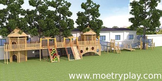 Moetry Treehouse Series Outdoor Children's Playground - Medium Size - Customization Available