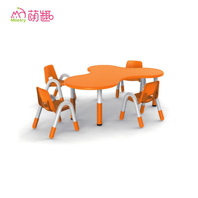 Kindergarten Kid Plastic Combination Table Chair Childcare Furniture school classroom furniture