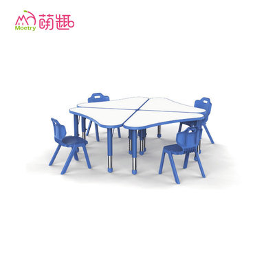 Kindergarten Kid Plastic Combination Table Chair Childcare Furniture school classroom furniture