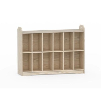 CE Standard  Solid Wood schoolbag cubby Functional school Bag Storage Cabinet , Bag Storage Shelf for daycare classroom