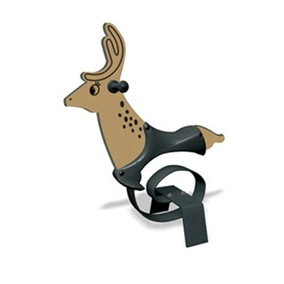 Baby PE Board and Outdoor Play Plastic Spring Rocker for Amusement Park Animal Spring Rider Rocker for for Preschool