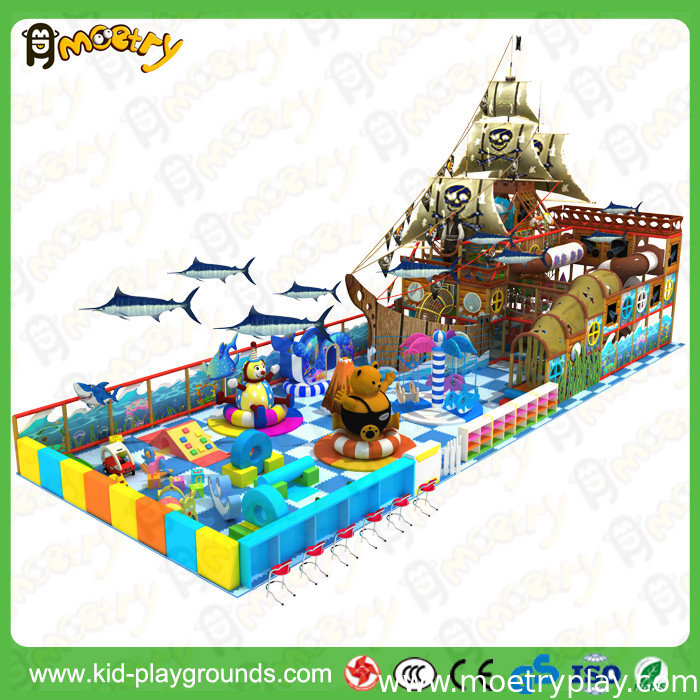 factory price pirate ship theme cheap Children Amusement Park Slide playground indoor equipment