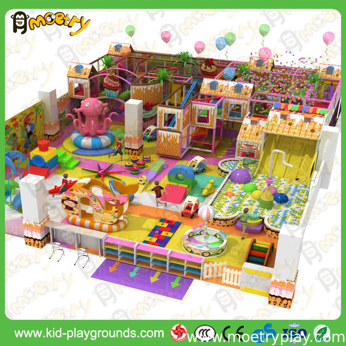 Candy Theme Indoor Playground Equipment For Recreational Large Children Commercial Park