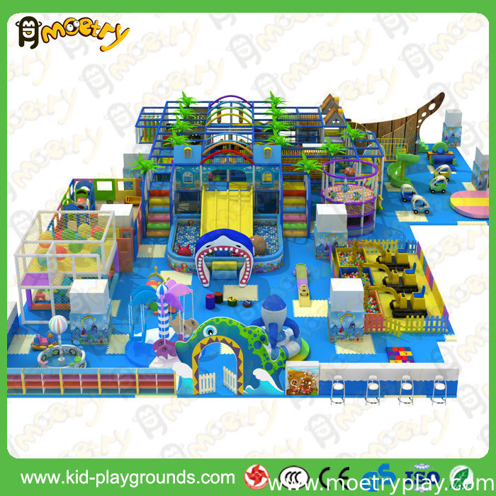 Ocean theme Pirate ship Kids Educational Playground Baby Indoor Soft Play Equipment