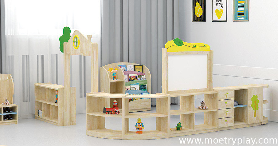Eco-friendly High Quality Kindergarten Preschool Montessori Wooden School Furniture for Daycare center