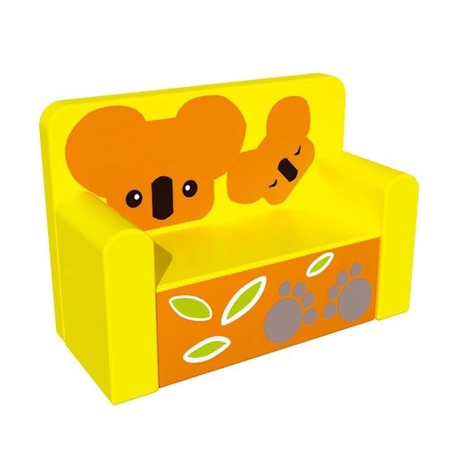 Leather Kids Nursery Furniture, Modern Home Furniture and Living Room Sofa,School Children Playground Furniture