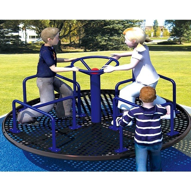Kindergarten Spinnng Merry-Go-Round Toy Outdoor Carousel Game for Children's Playground and Public Park