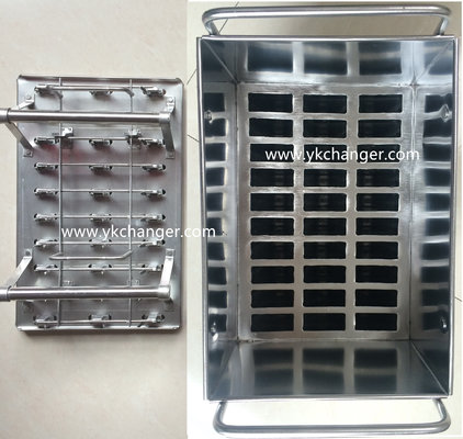 China Stainless steel basket ice mold ice cream mold ice lolly mold ie pop mold with stick holde supplier