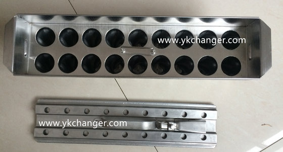 China Drill popsicle mold stainless steel frozen pop mold ice lolly mold ice cream mold 2X9 18cavities with stick extractor supplier