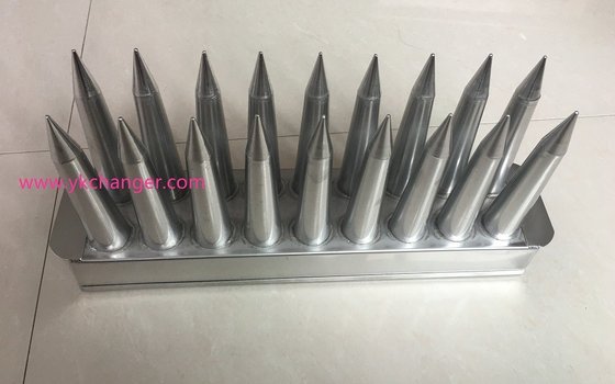 China Stainless steel ice cream kulfi candy moulds ice lolly moulds set  2x9 18cavities 76ml with stick extractor high quality supplier