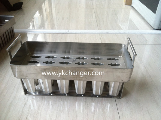 Italian type 4X6 stainless steel ice lolly mould frozen ice cream mould popsilce mold basket  style supplier