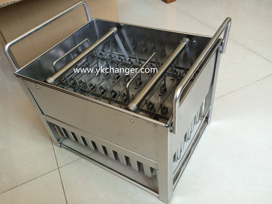 Frozen popsicle mold stainless steel ice pop mold high quality with stick holder 40pieces supplier