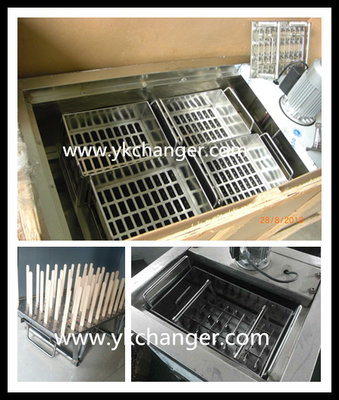 Ice lolly maker mold popsicle machine mold basket stainless steel with stick extractor supplier