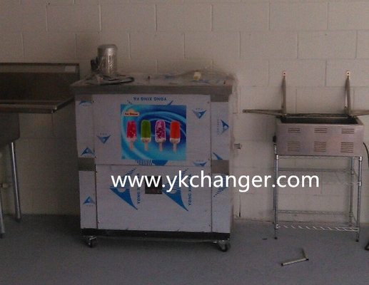Freezing popsicle machine ice cream maker for basket mold or tray mold commercial use supplier