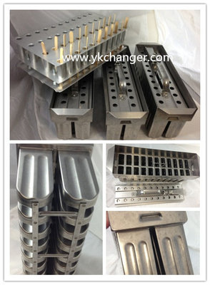Metal ice cream mold for poles stainless steel box ice pop mold with stick extractor supplier