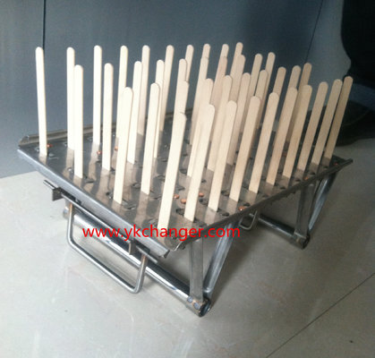 Basket mold popsicle ice cream maker molds commercial use manual type with stick holder supplier