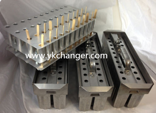 stainless steel ice cream mold ice cream molds set with stick holder supplier