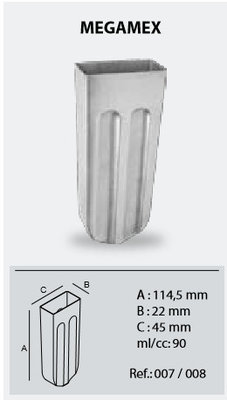 ataforma brida stainless steel ice pop mold popsicle mold 2X12 2X13 2X14  commericial use supplier