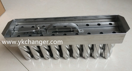 Stainless steel ice cream mold drill spiral shape ice lolly mold frozen pop mold ice mold supplier