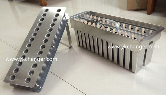 Metal ice lolly forming mould ice cream forming mould ice pop forming moulds popsicle forms with stick holder supplier