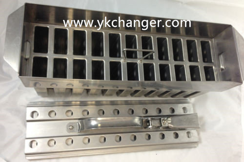 Frozen ice molds for poles stainless steel ice cream lolly moulds commercial use and semi industrial use with extractor supplier
