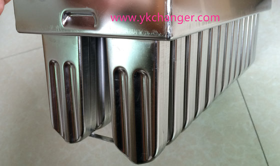 Ice cream forming molds stainless steel 2x14 63ml brida ataforma type with plain stick holder high quality supplier