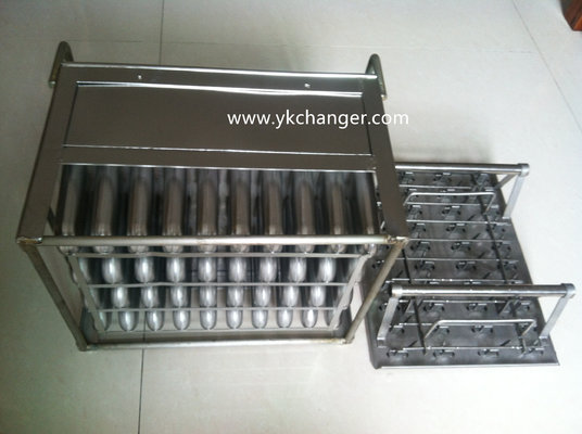 Frozen ice pop mold stainless steel basket ice pop mold with stick holder 90ml high quality plasma robot welding supplier