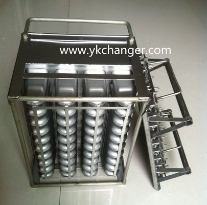 Frozen ice pop mold stainless steel basket ice pop mold with stick holder 90ml high quality plasma robot welding supplier