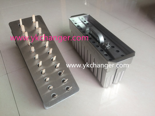 Ice pop mold stainless steel ice forming mould 2x11 22cavities 90ml megamix ataforma type fit Finamac turbo 8 supplier