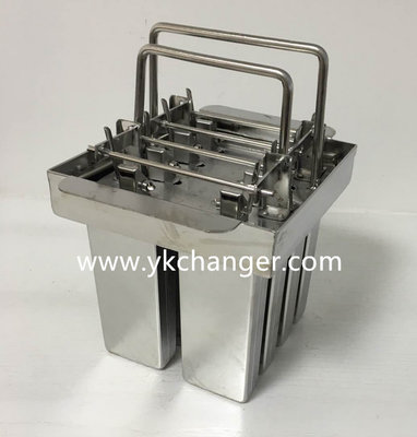 Stainless steel ice cream molds DIY home use food grade high quality 8pieces each time with stick holder supplier