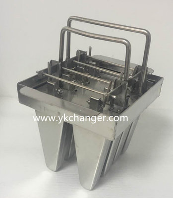 Stainless steel ice pop molds DIY home use food grade high quality 8pieces each time with stick holder supplier