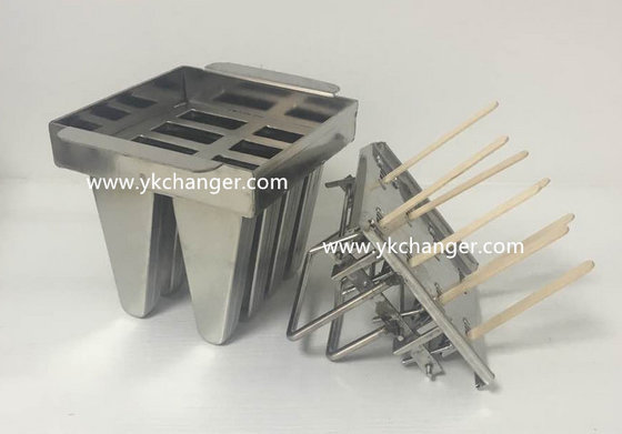 Stainless steel ice pop molds DIY home use food grade high quality 8pieces each time with stick holder supplier