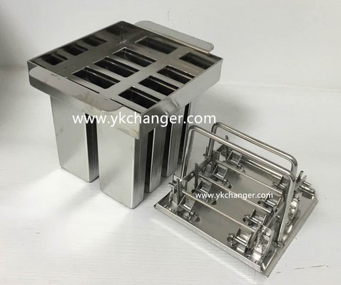 Stainless steel ice pop molds DIY home use food grade high quality 8pieces each time with stick holder supplier