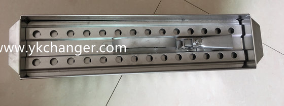 Ice pop molds stainless steel popsicle mold tray 2x14 63ml brida ataforma type with plain stick holder high quality supplier