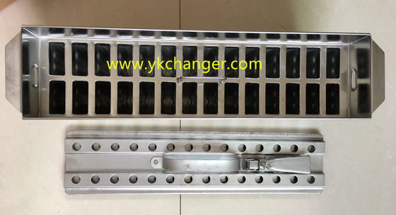 Stainless steel forming ice cream ice lolly mould 2x14 63ml brida ataforma type with plain stick holder high qua supplier