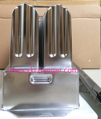 Ice pop molds stainless steel popsicle mold tray 2x14 63ml brida ataforma type with plain stick holder high quality supplier